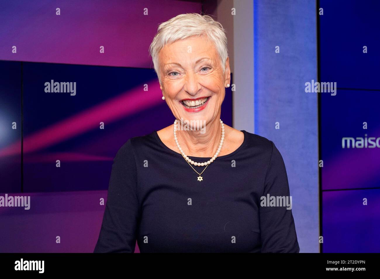 Marieluise Beck in der ARD-Talkshow maischberger im Studio Berlin ...