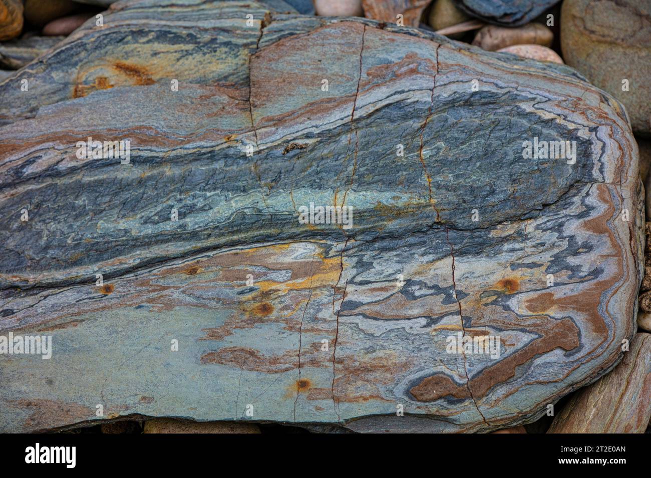 Spectacular gullies, arches and sea stacks characterise the coastline ...