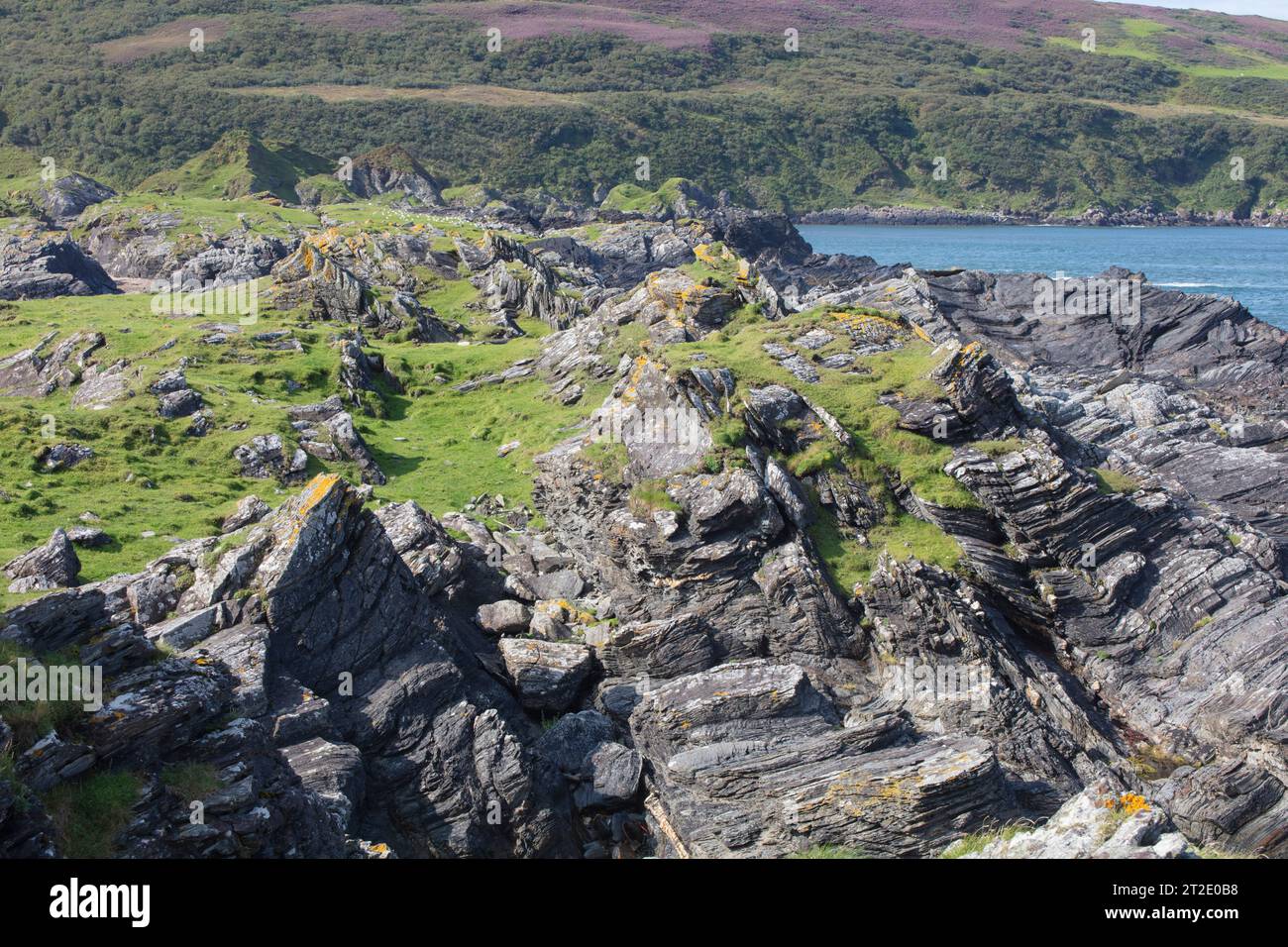 Spectacular gullies, arches and sea stacks characterise the coastline ...