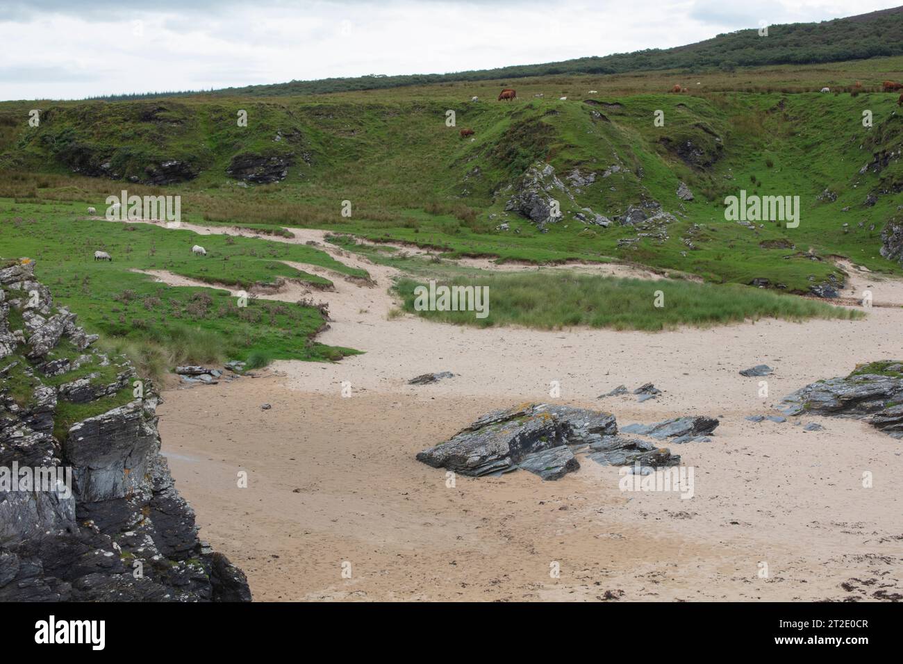 Spectacular gullies, arches and sea stacks characterise the coastline ...