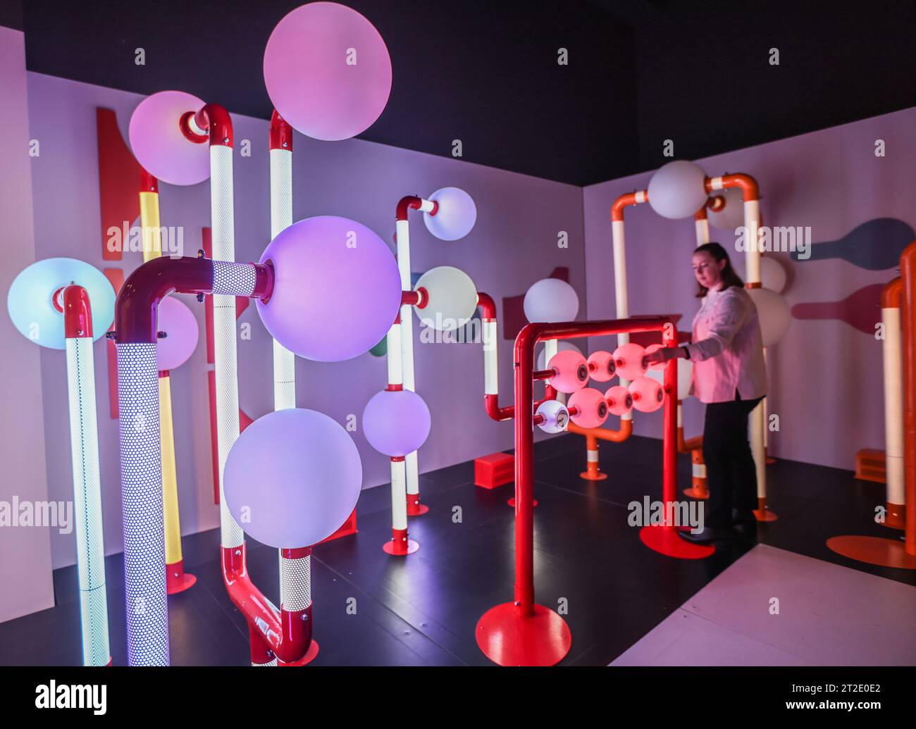 London UK 19 October 2023 A vibrant hands-on exhibition which explores ...