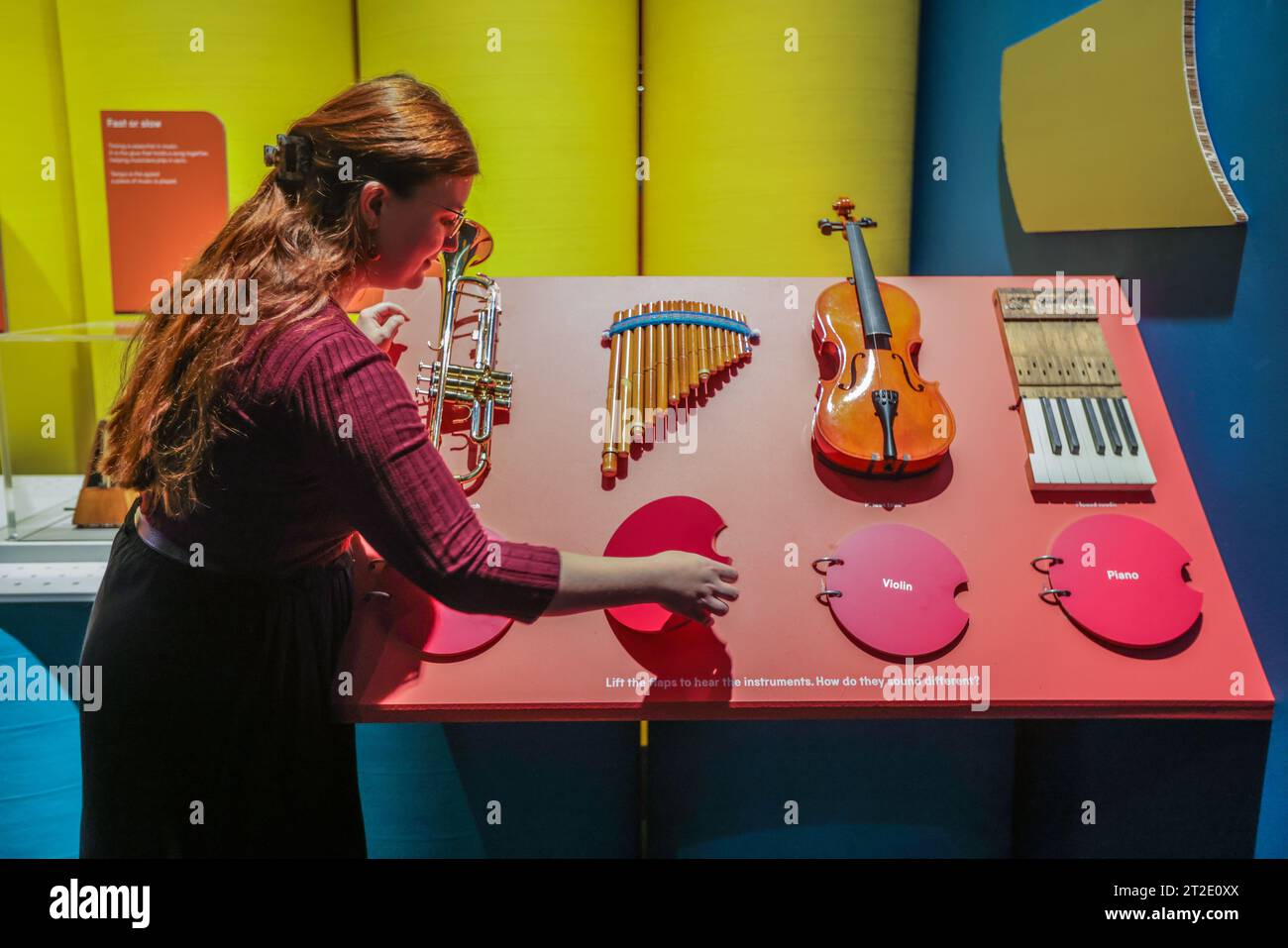 London UK 19 October 2023 A vibrant hands-on exhibition which explores ...
