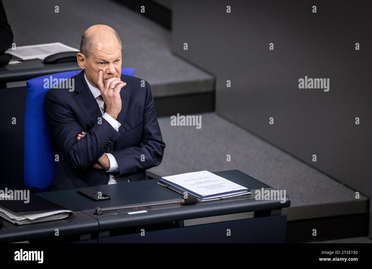 Government declaration in the Bundestag by Olaf Scholz (SPD), Federal ...