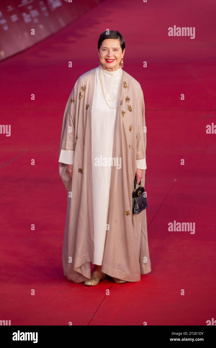 Actress Isabella Rossellini attends the red carpet of the opening night ...