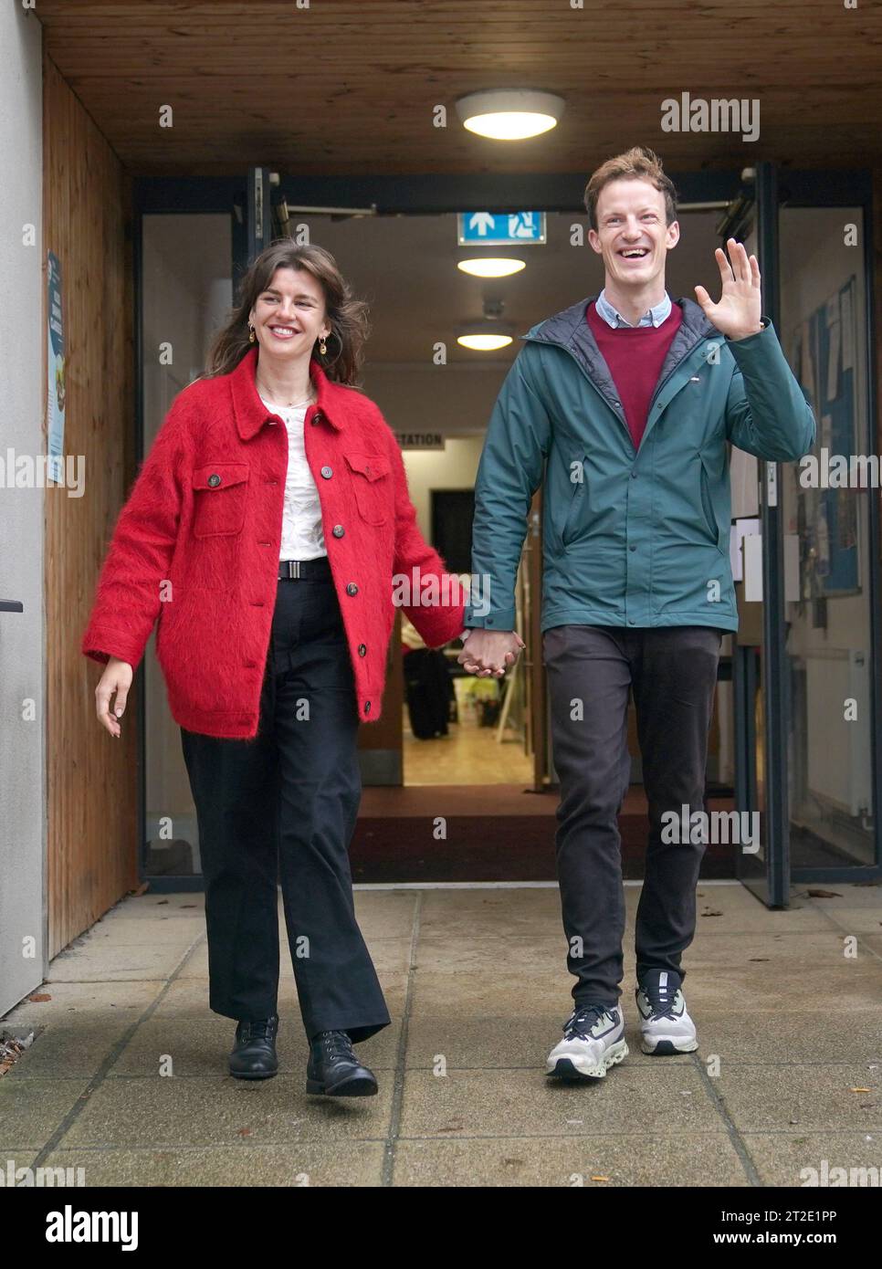 Labour candidate Alistair Strathern at Shefford Town Memorial ...