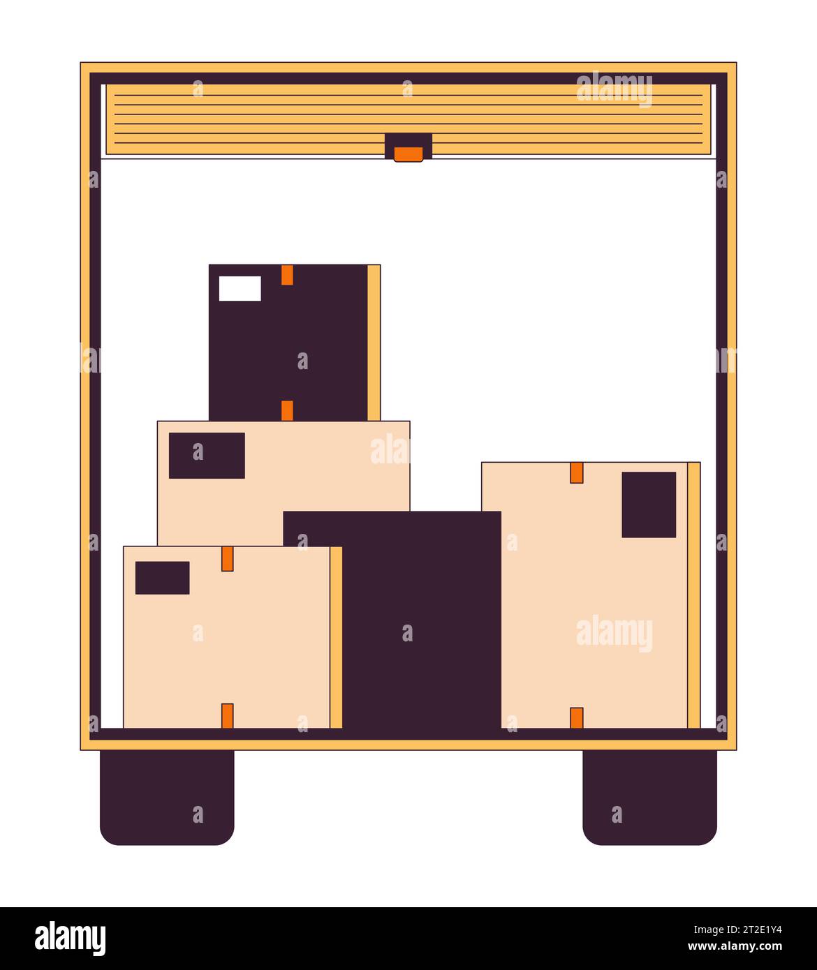 Lorry back Cut Out Stock Images & Pictures - Alamy