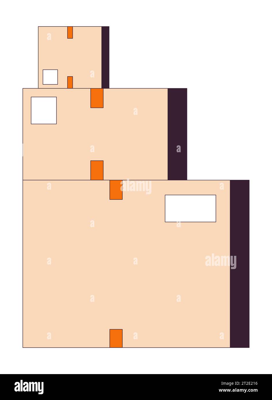 Cardboard pyramid hi-res stock photography and images - Alamy