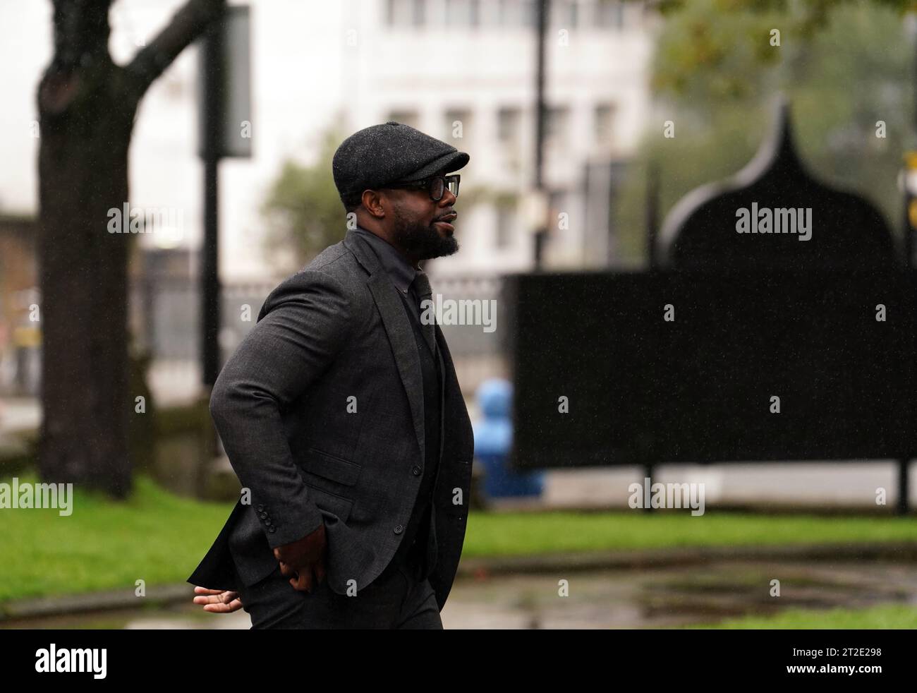 Micah Richards ahead of a funeral service for former Manchester City ...
