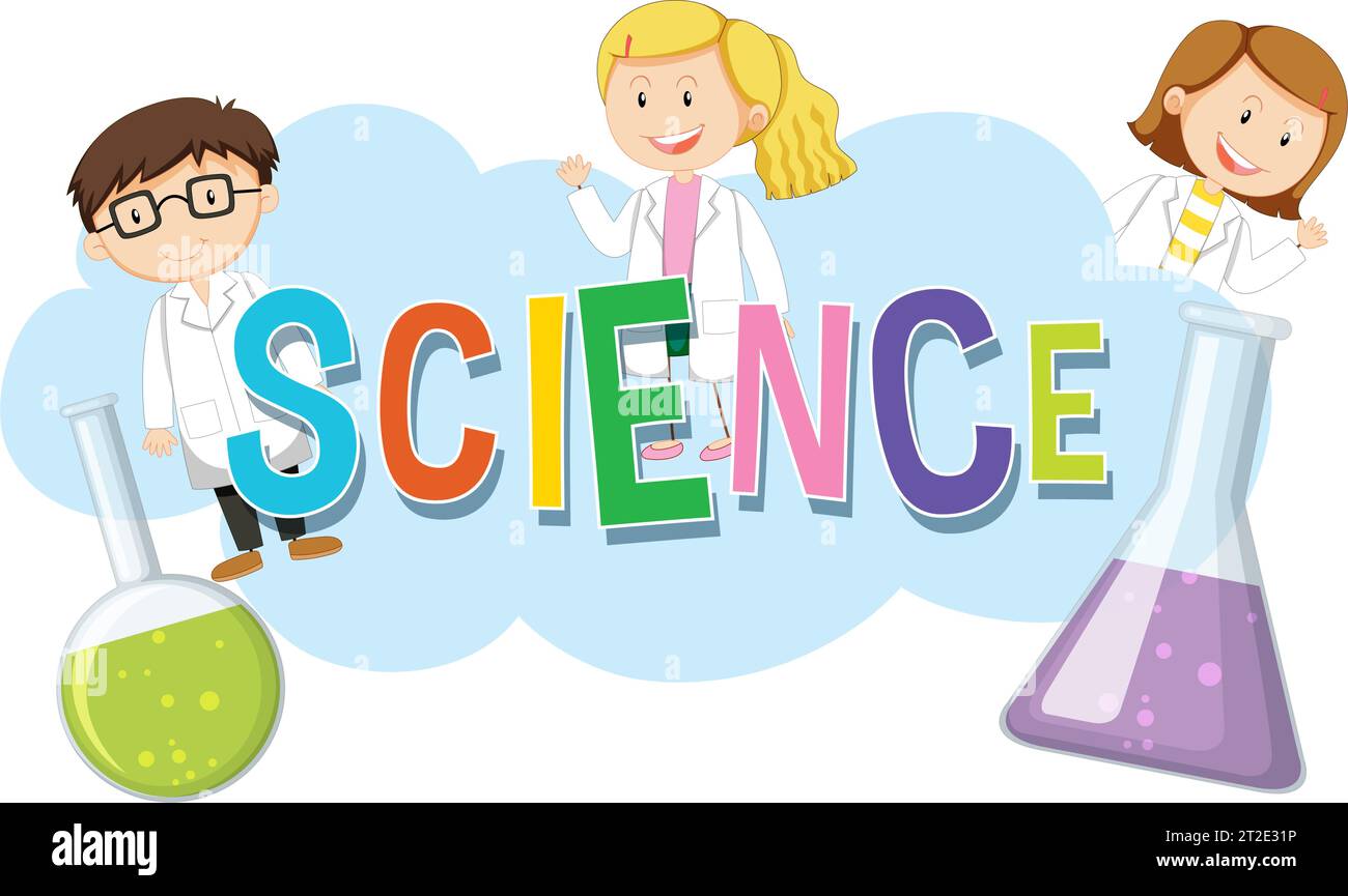 Vector cartoon illustration of scientists conducting experiments in ...