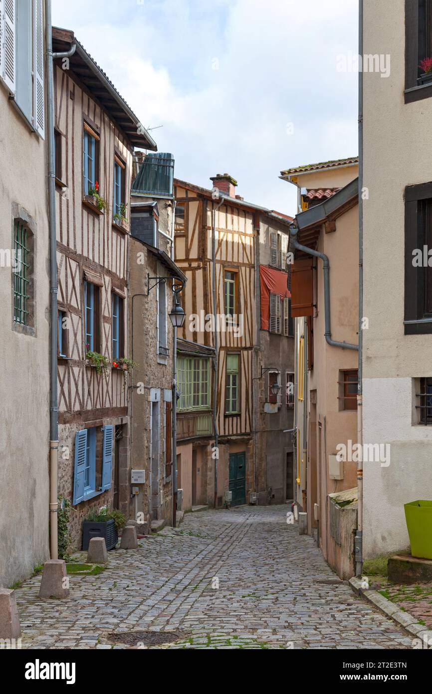 The Rue de Gorre is a small medieval street lined with half-timbered ...
