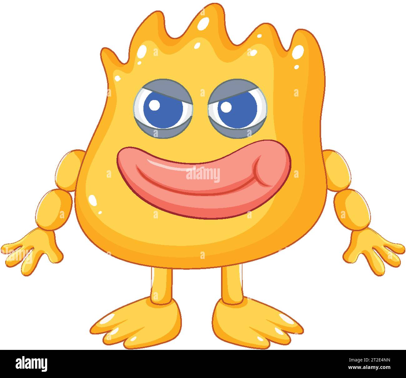 A cute and lovable group of yellow alien monsters Stock Vector Image ...
