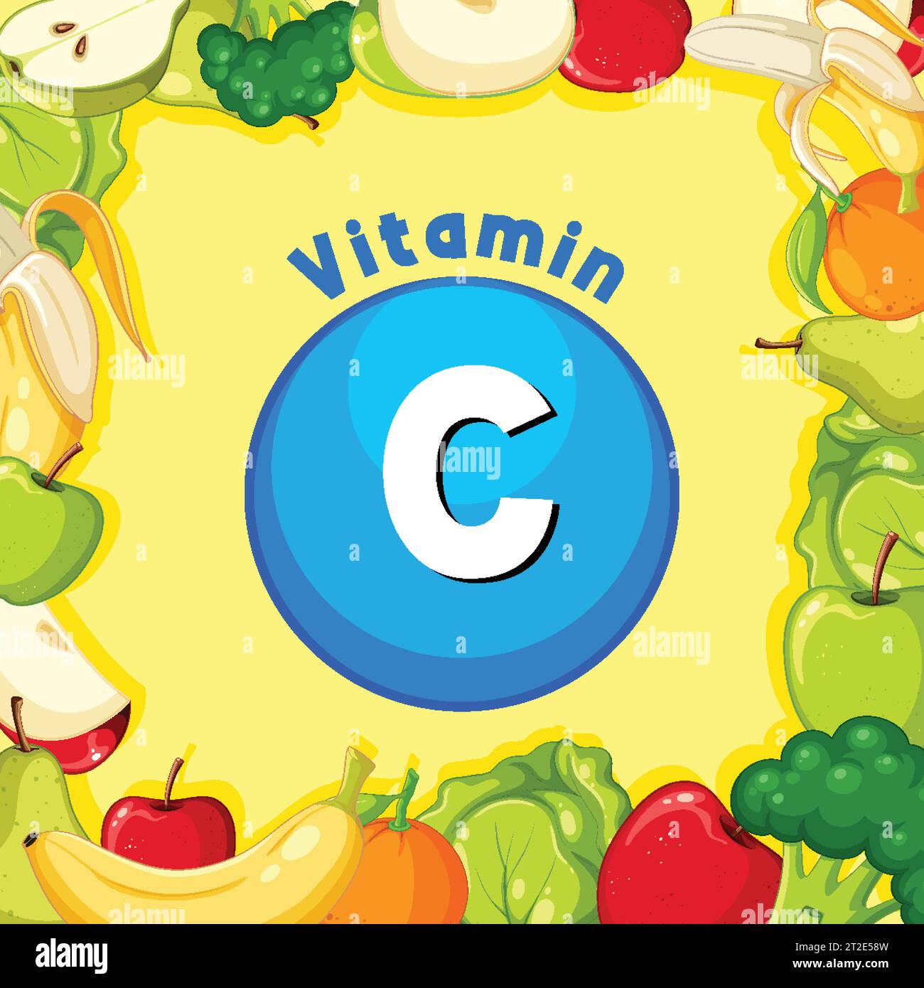 Peppers peppers contain vitamin Stock Vector Images - Alamy