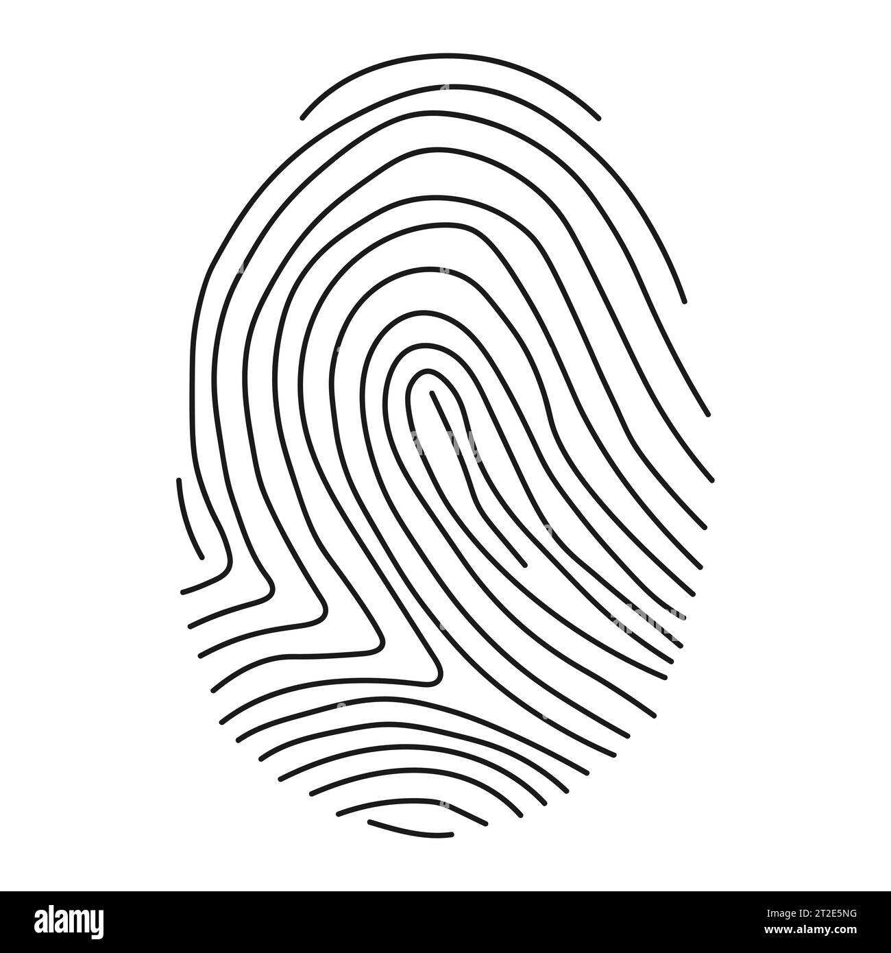 Fingerprint Scan Icon. Finger print fingerprint lock secure security logo vector icon ...