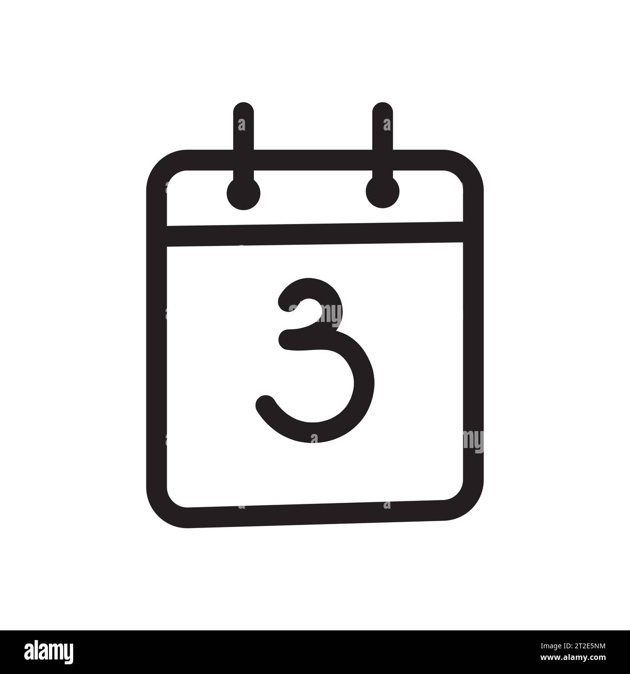 Doodle calendar. Doodle calendar clipart isolated. Decorative element ...