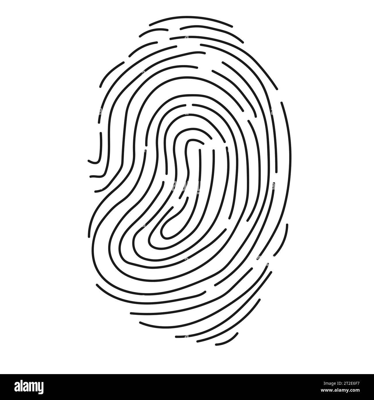 Fingerprint Scan Icon. Finger print fingerprint lock secure security logo vector icon ...