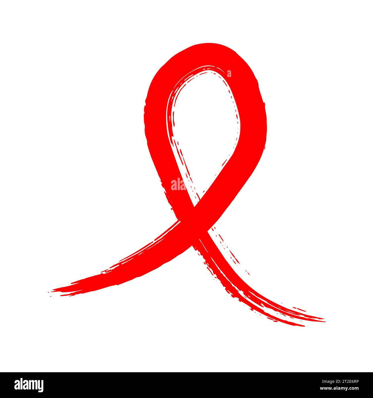 Hand drawn red AIDS HIV ribbon. Design template to World AIDS day ... Hand drawn red AIDS HIV ribbon. Design template to World AIDS day ...