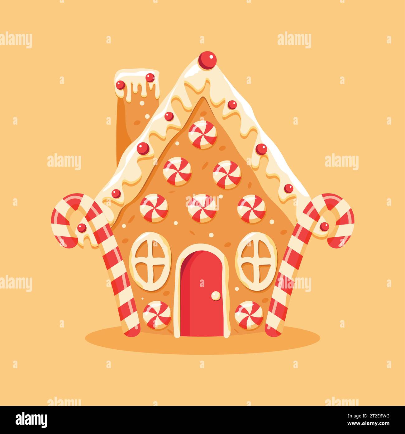 Gingerbread house shaped gingerbread cookies with decorations ...