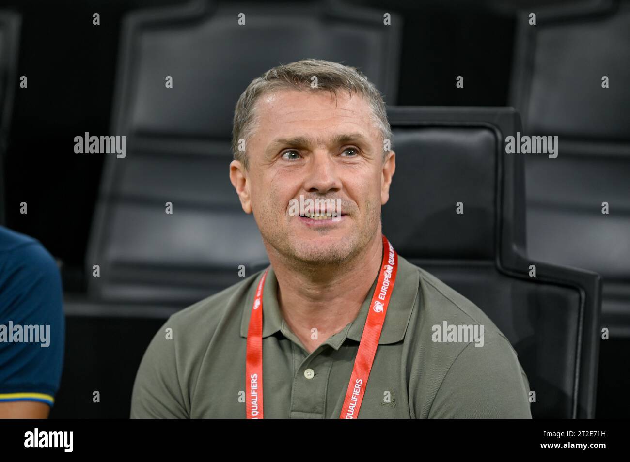 Ukraineâ€™s Head Coach Serhij Rebrov during UEFA Euro 2024 - European ...