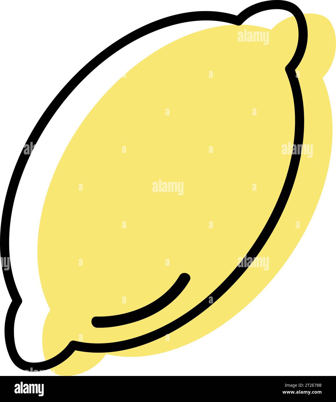 Lemon. Fresh citrus. Lemon icons. Simple design. Line vector. Isolate ...