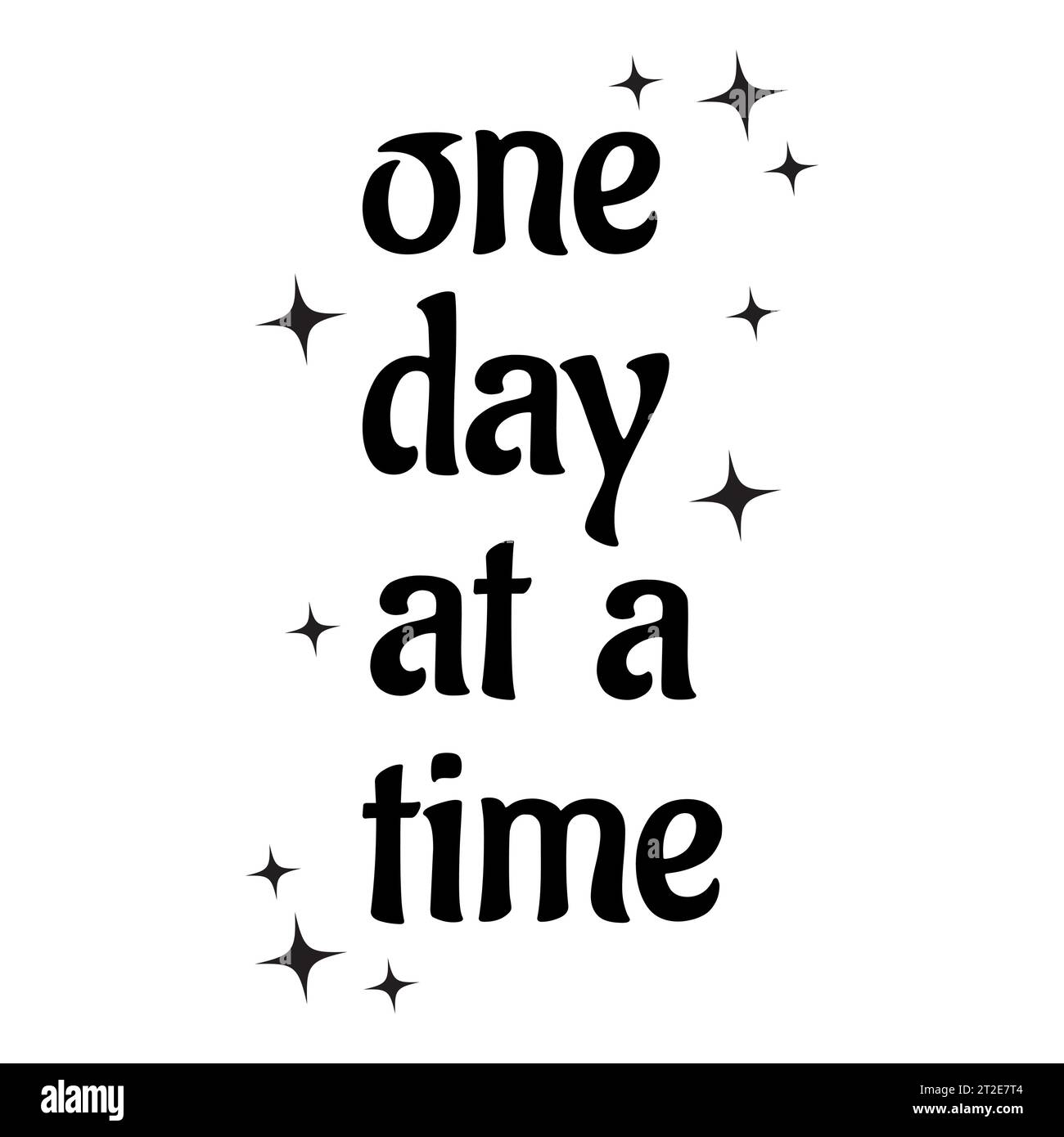 One day at a time.Retro background for poster or t-shirt and other uses ...
