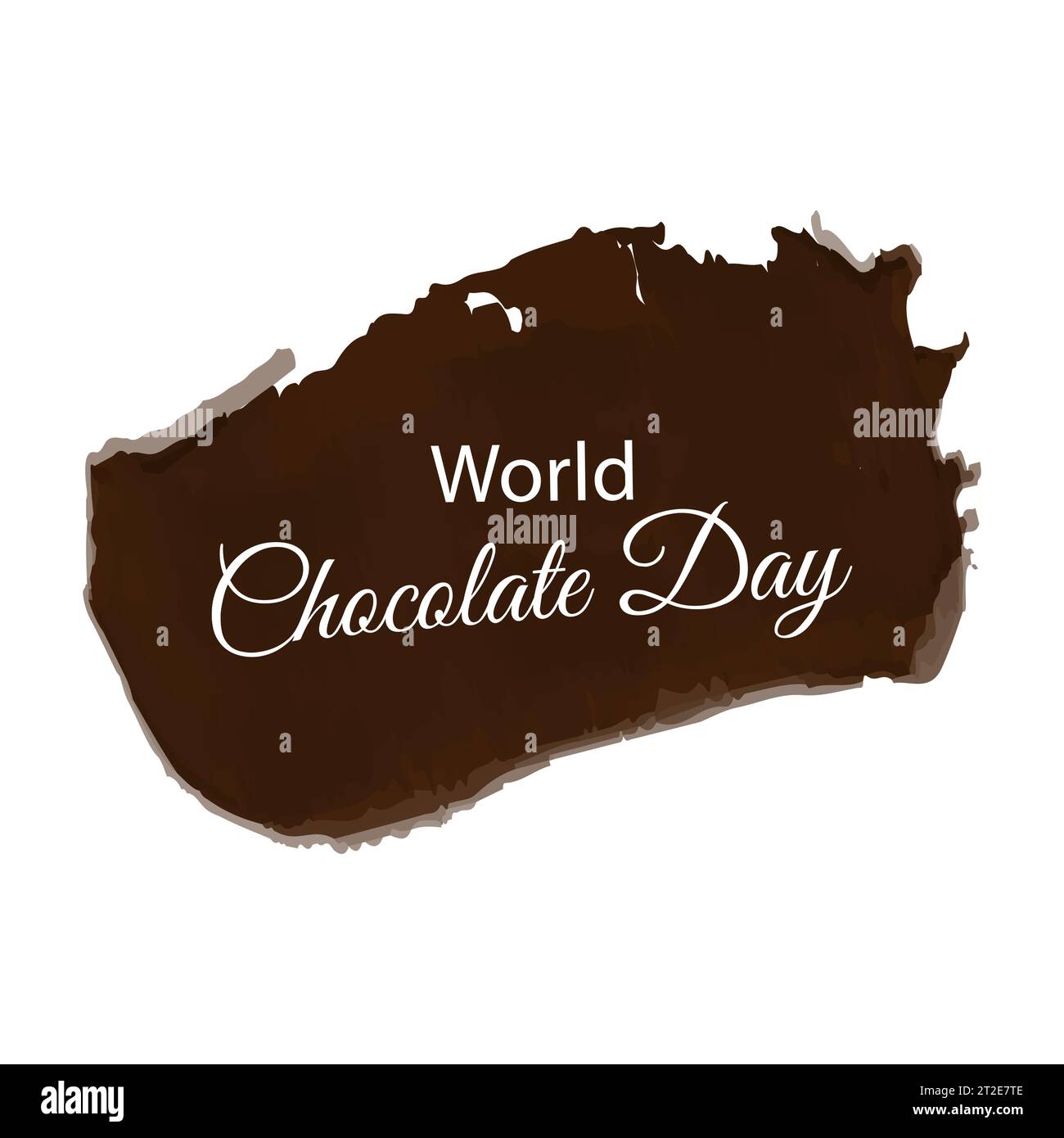 Innovative abstract or poster for World Chocolate Day, with nice and ...