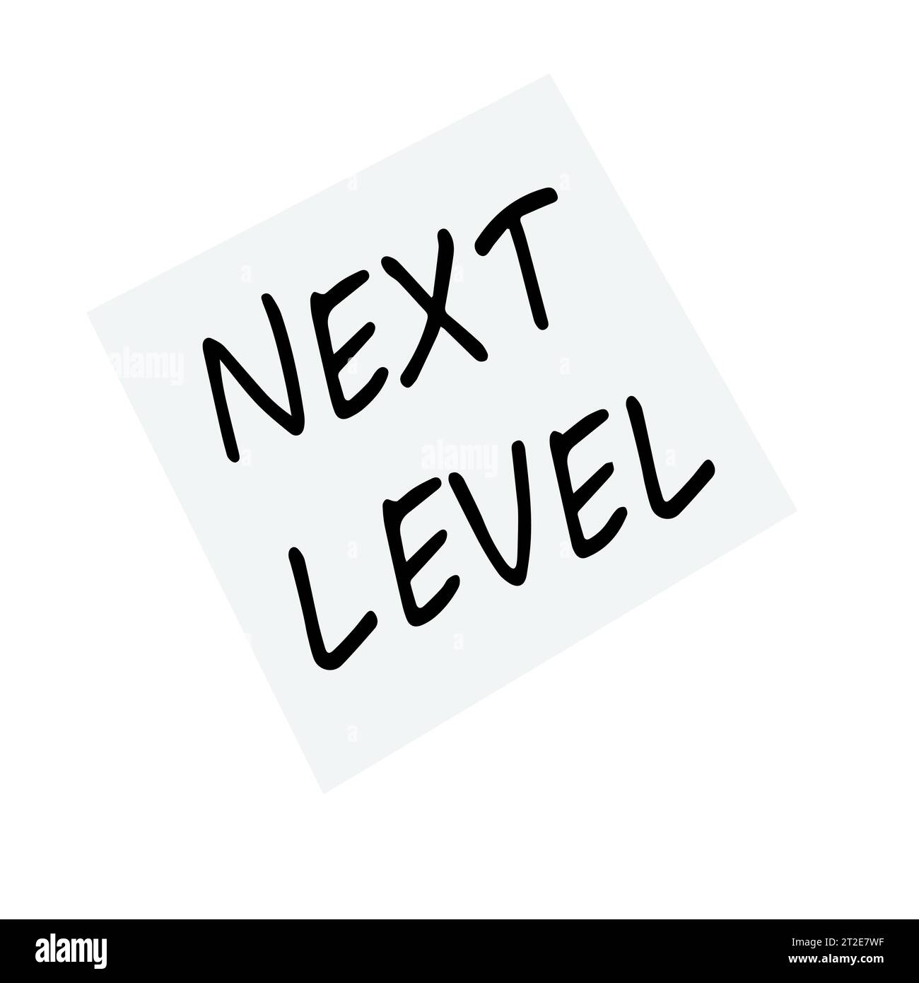 Next level. Vector hand drawn calligraphic ink brush illustration ...