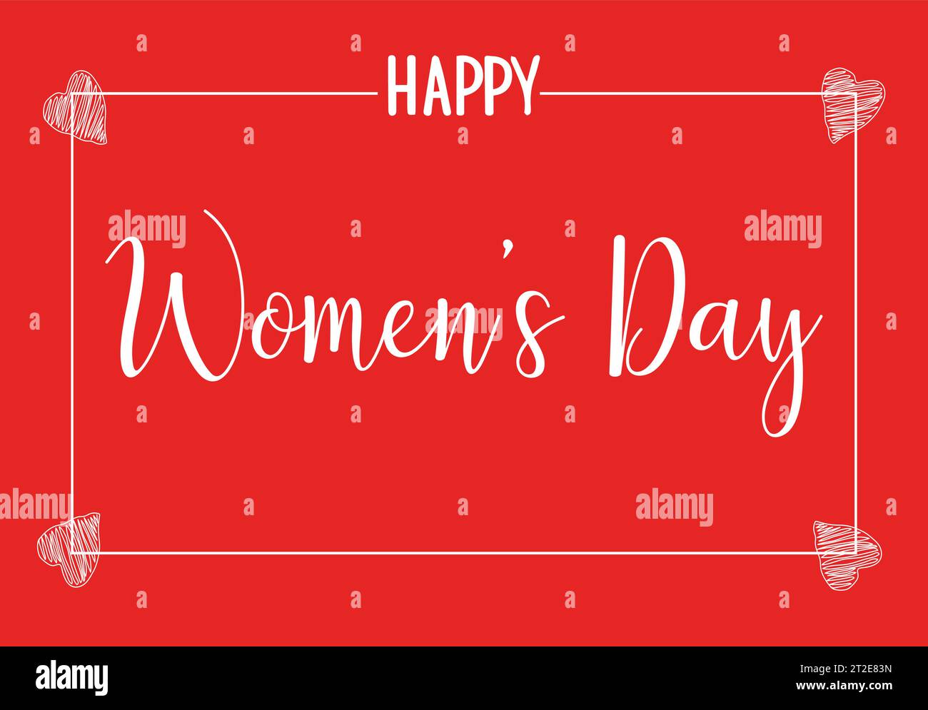 International Women's Day March 8th. Design template banner, card ...