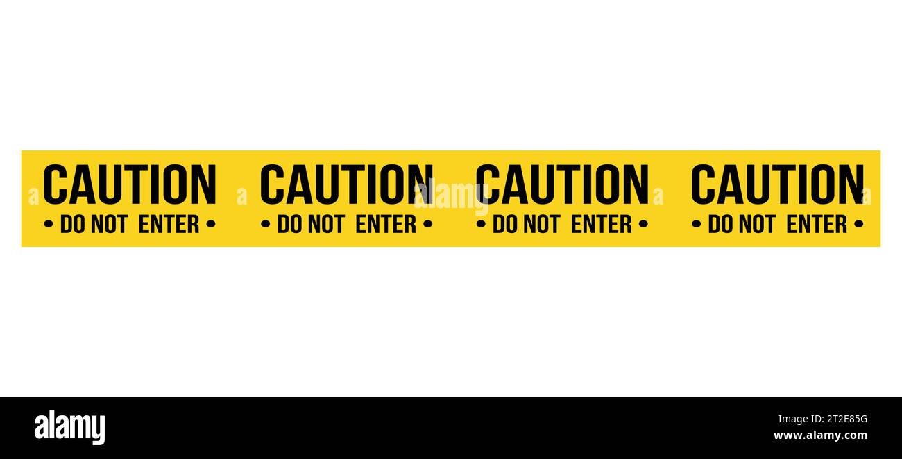 Police line do not cross. Barrier tape. Crime scene border. Safety type ...