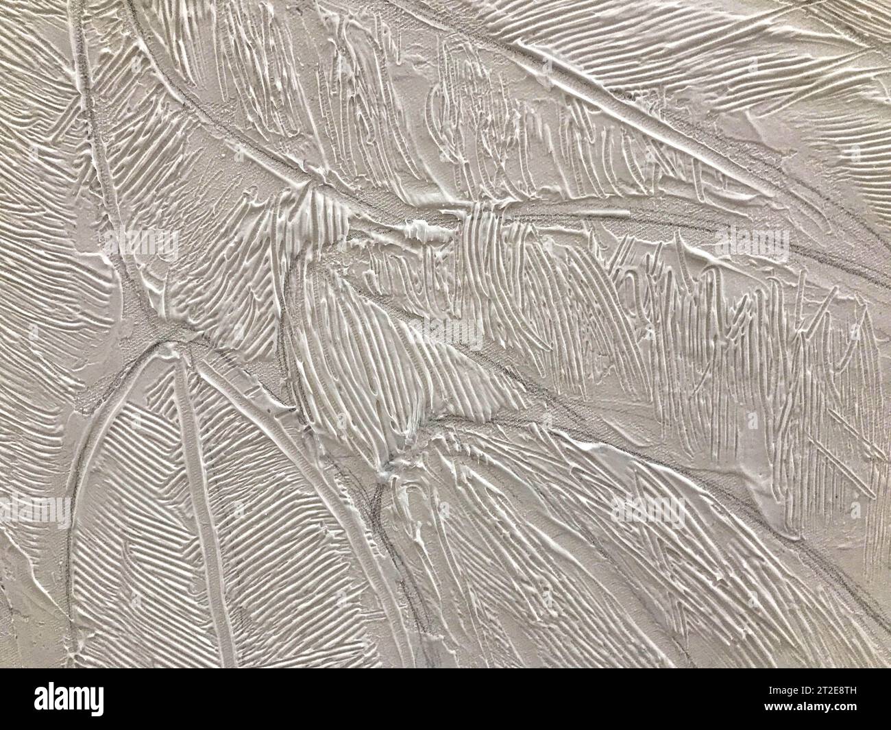 White, beautiful gray surface, convex from acrylic paint, volumetric ...