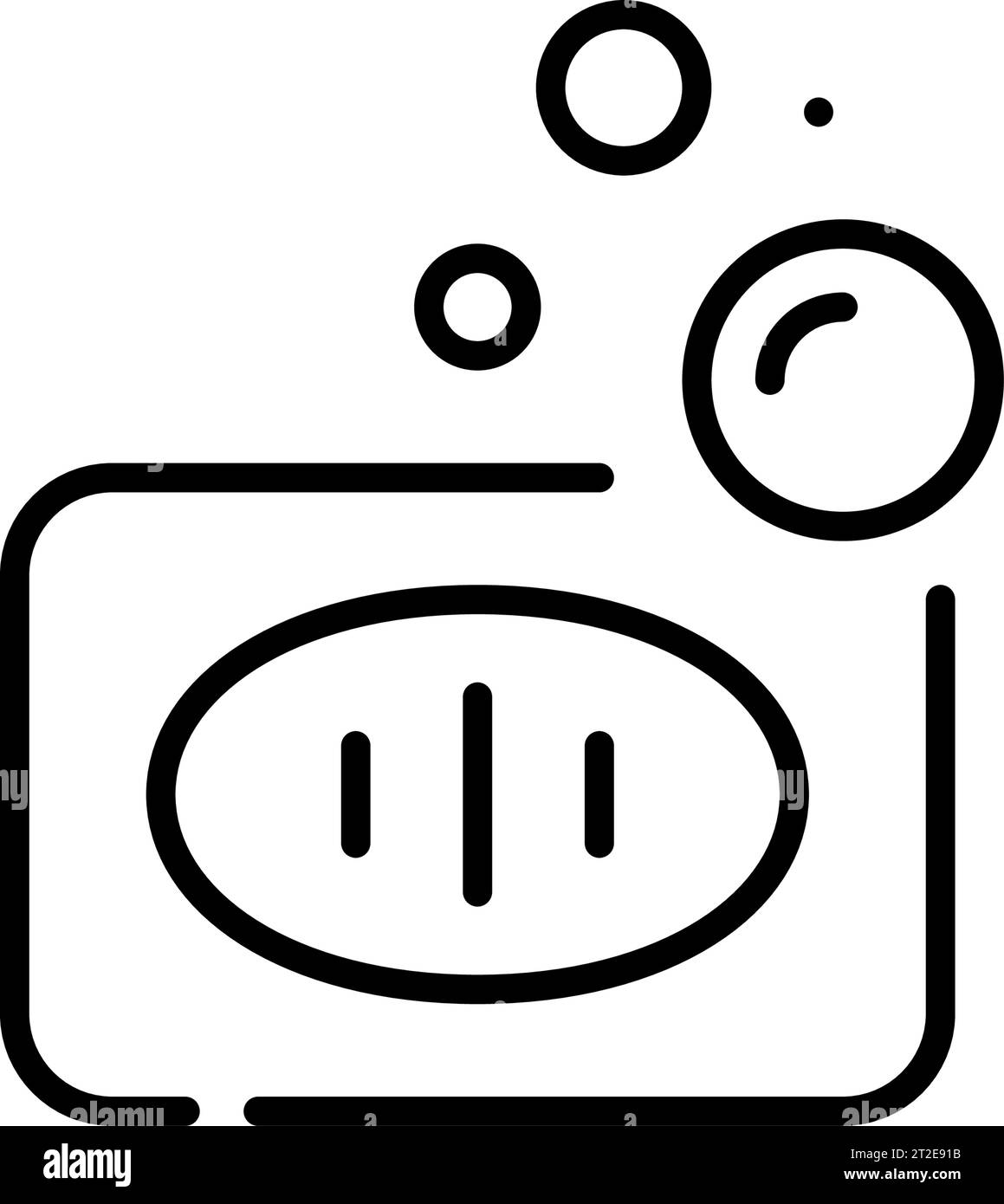 Soap bar and bubbles. Foam lather for washing hands. Pixel perfect ...