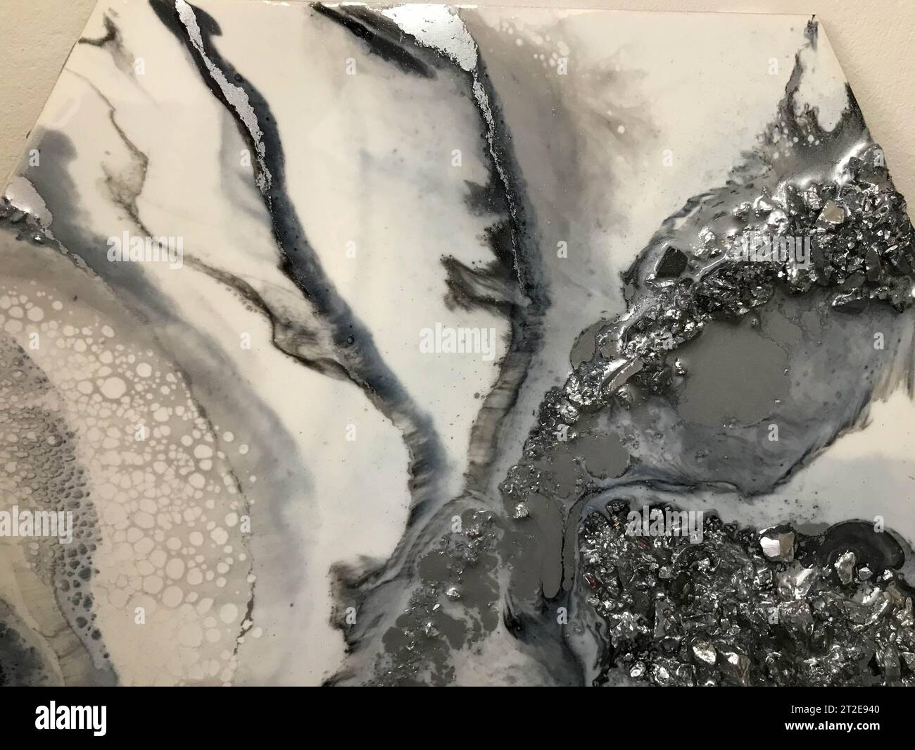 Bright surface abstract texture of canvas with stains of volumetric ...