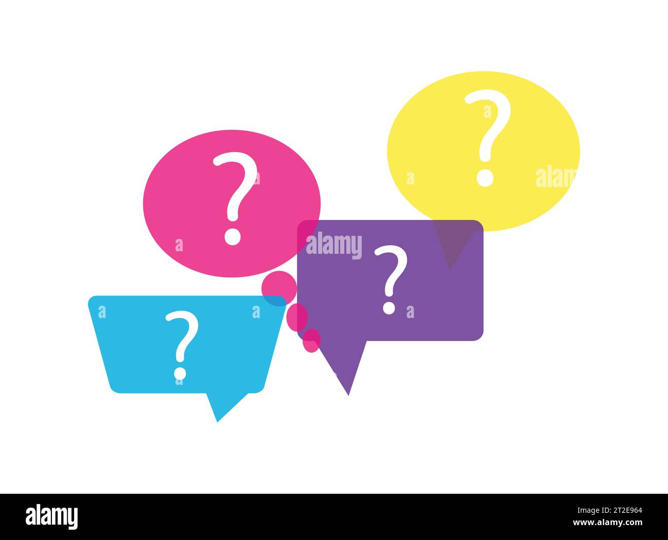 Question mark vector illustration. Support Abstract help banner vector ...