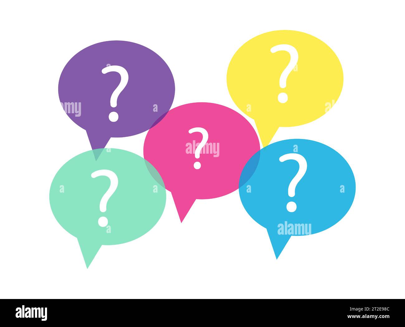 Question mark vector illustration. Support Abstract help banner vector ...