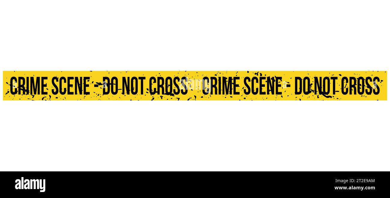 Police line do not cross. Barrier tape. Crime scene border. Safety type ...