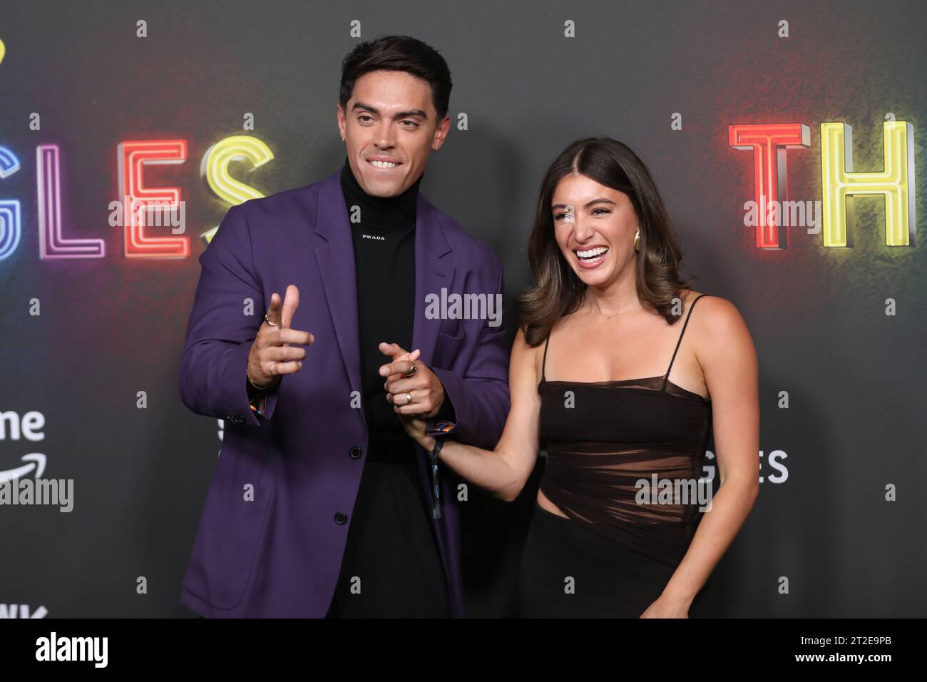 Sydney, Australia. 19th October 2023. John Pearce and wife Jessie Adamo ...