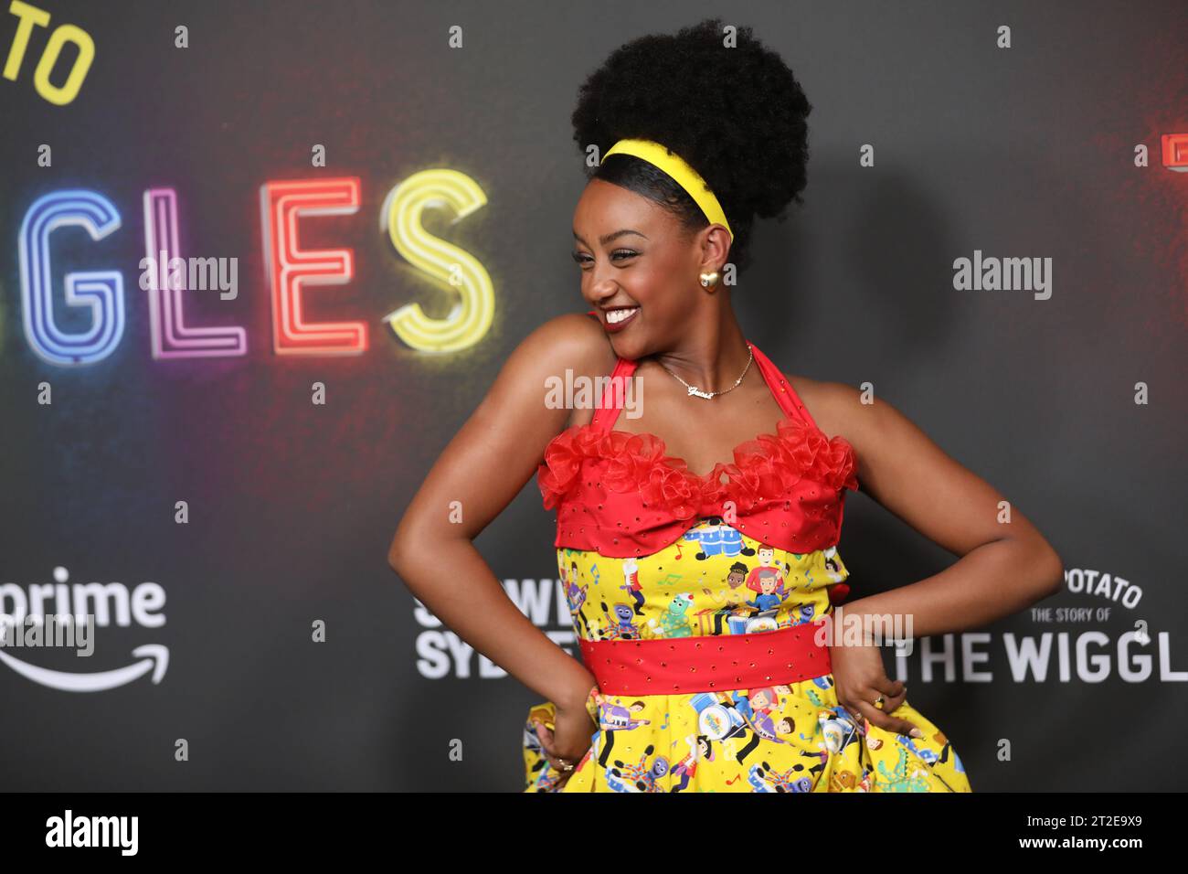 Sydney, Australia. 19th October 2023. Tsehay Hawkins attends the red ...