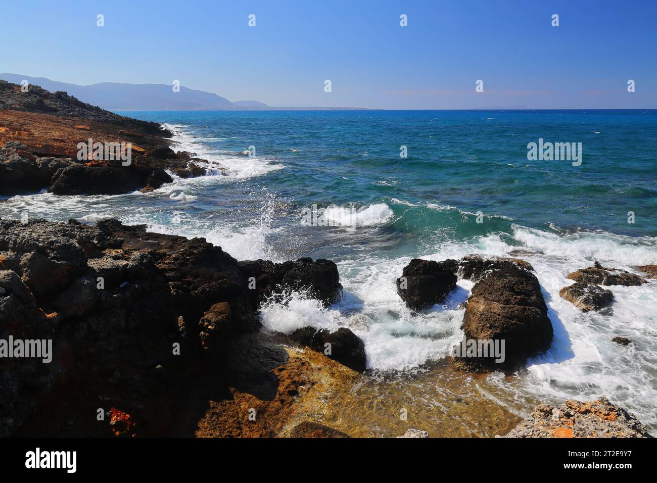 Malia beach crete greece hi-res stock photography and images - Alamy