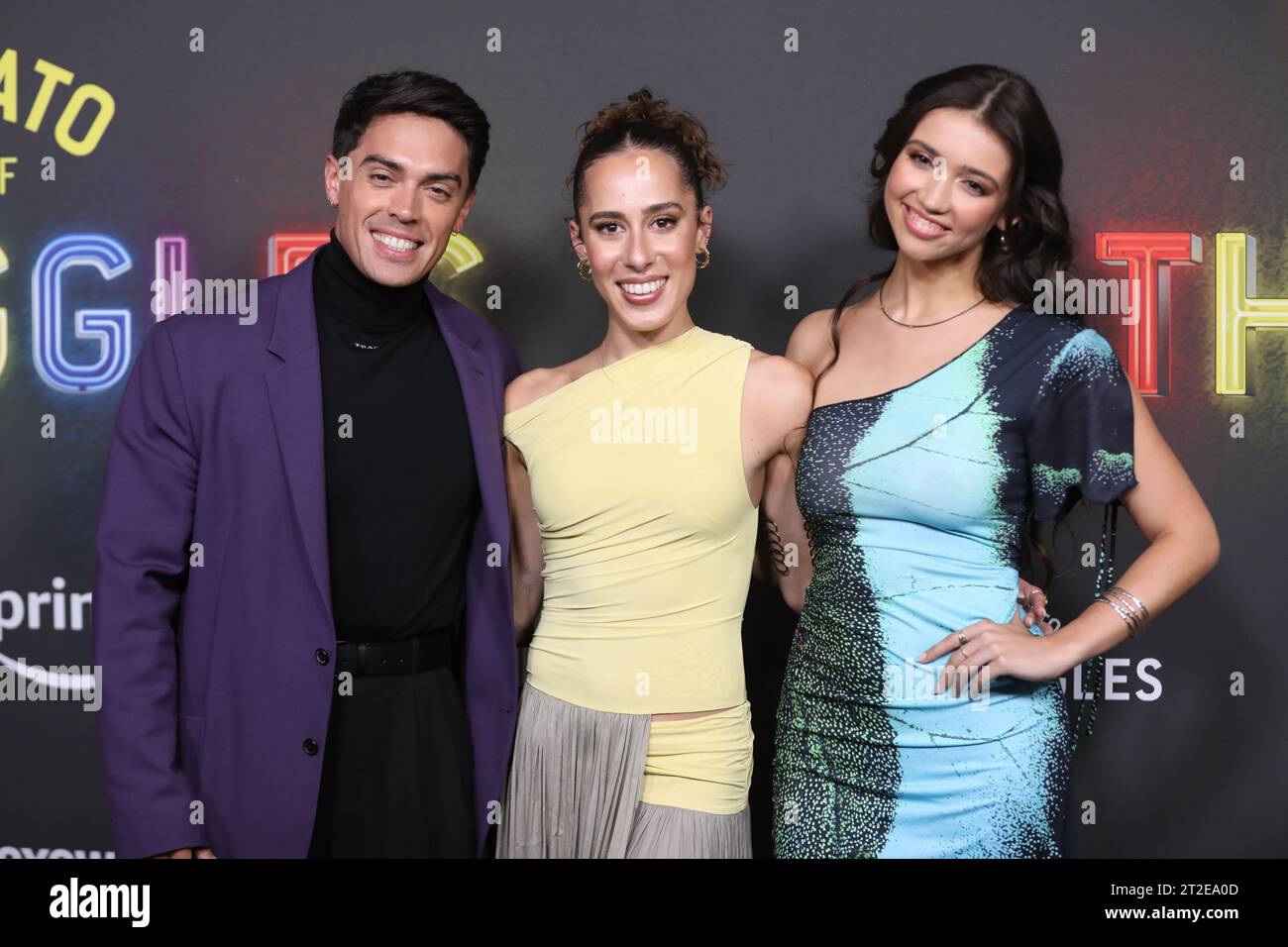Sydney, Australia. 19th October 2023. L-R: John Pearce, Evie Ferris and ...