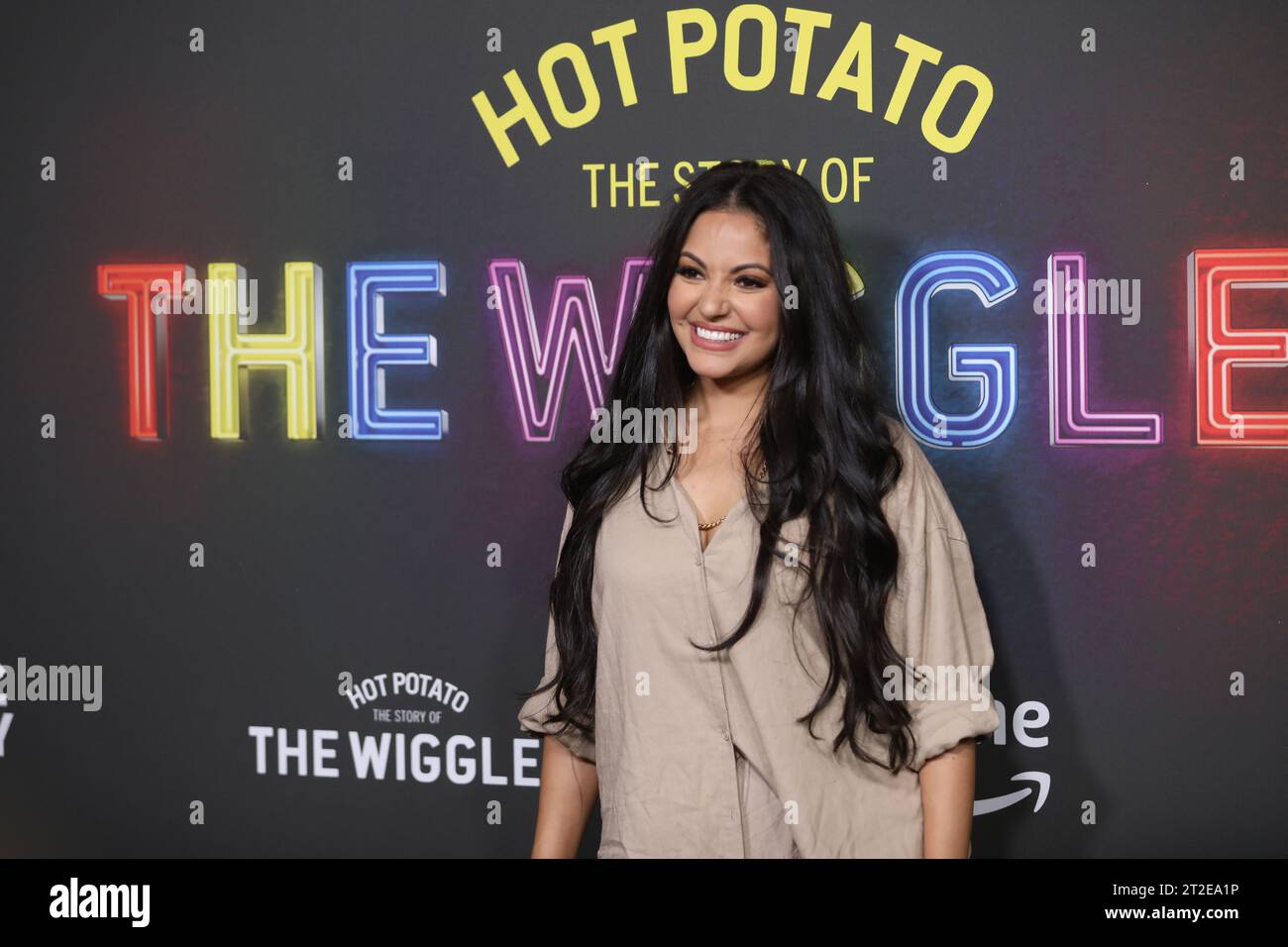 Sydney, Australia. 19th October 2023. Sarah Marie Fahd attends the red ...
