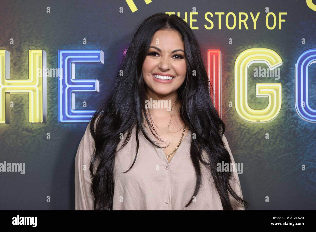 Sydney, Australia. 19th October 2023. Sarah Marie Fahd attends the red ...
