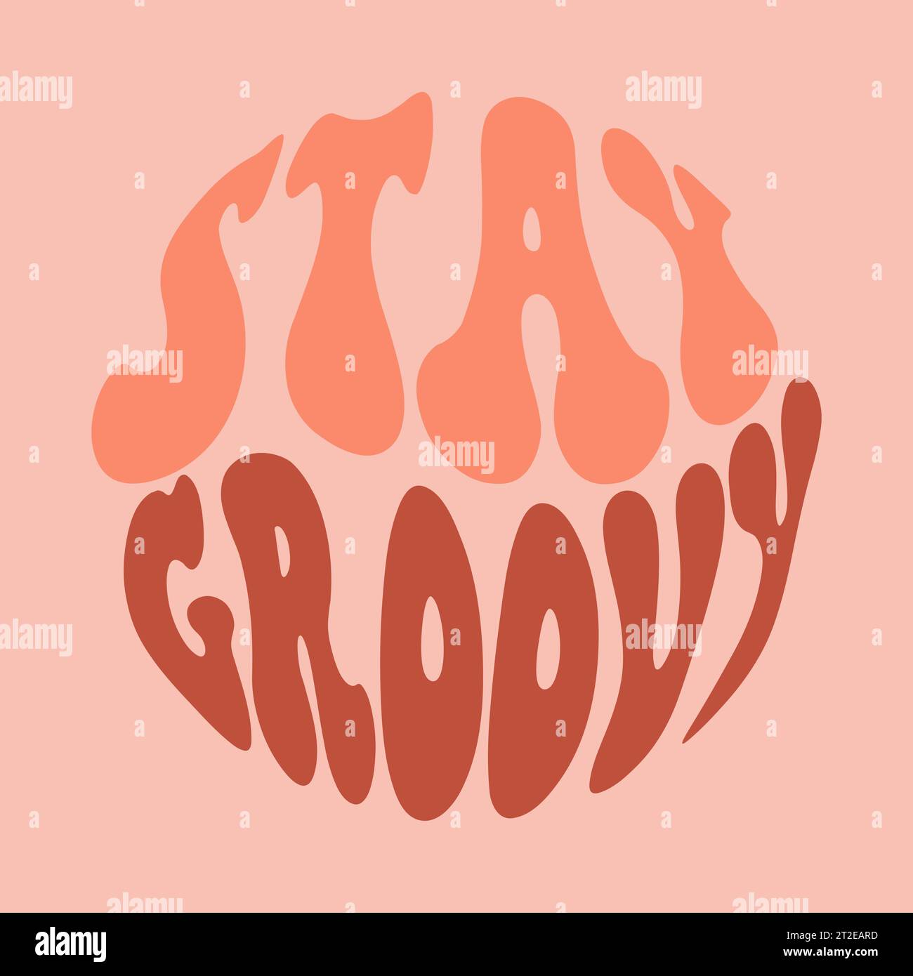 70s hippie retro inspirational stay groovy slogan print for tee t shirt or sticker poster ...