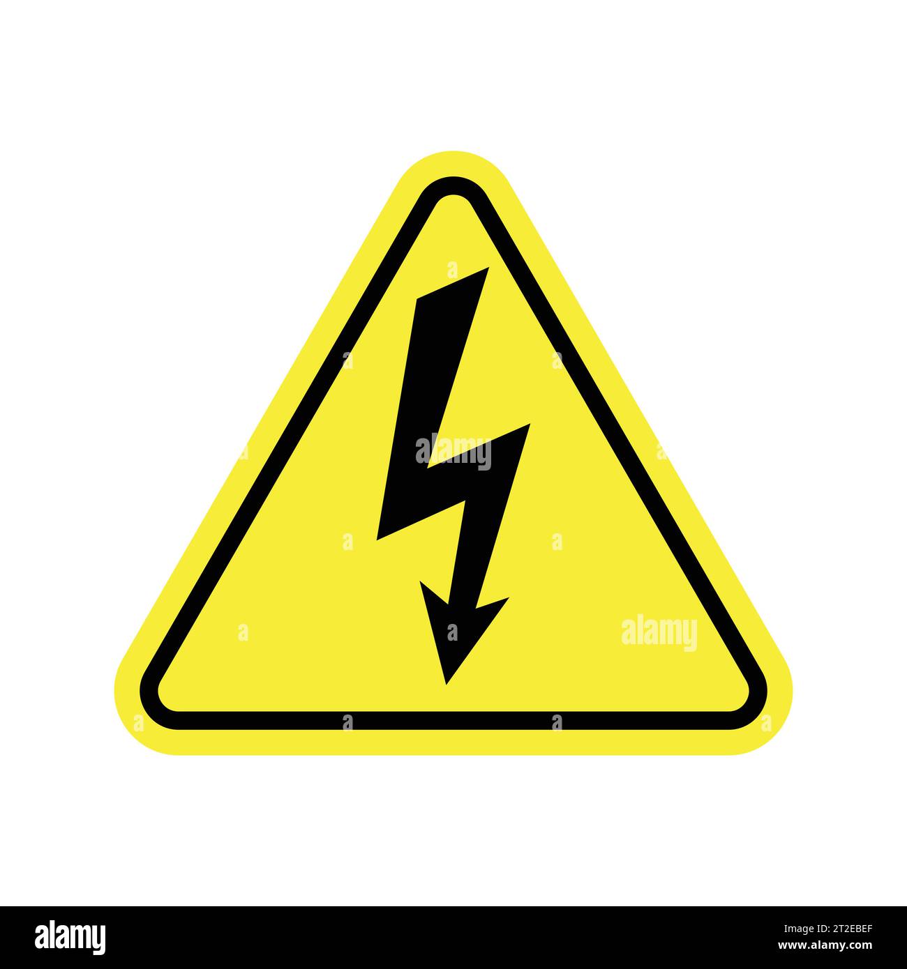 Warning sign High voltage. Electrical hazard sign threat alert ... Warning sign High voltage. Electrical hazard sign threat alert ...