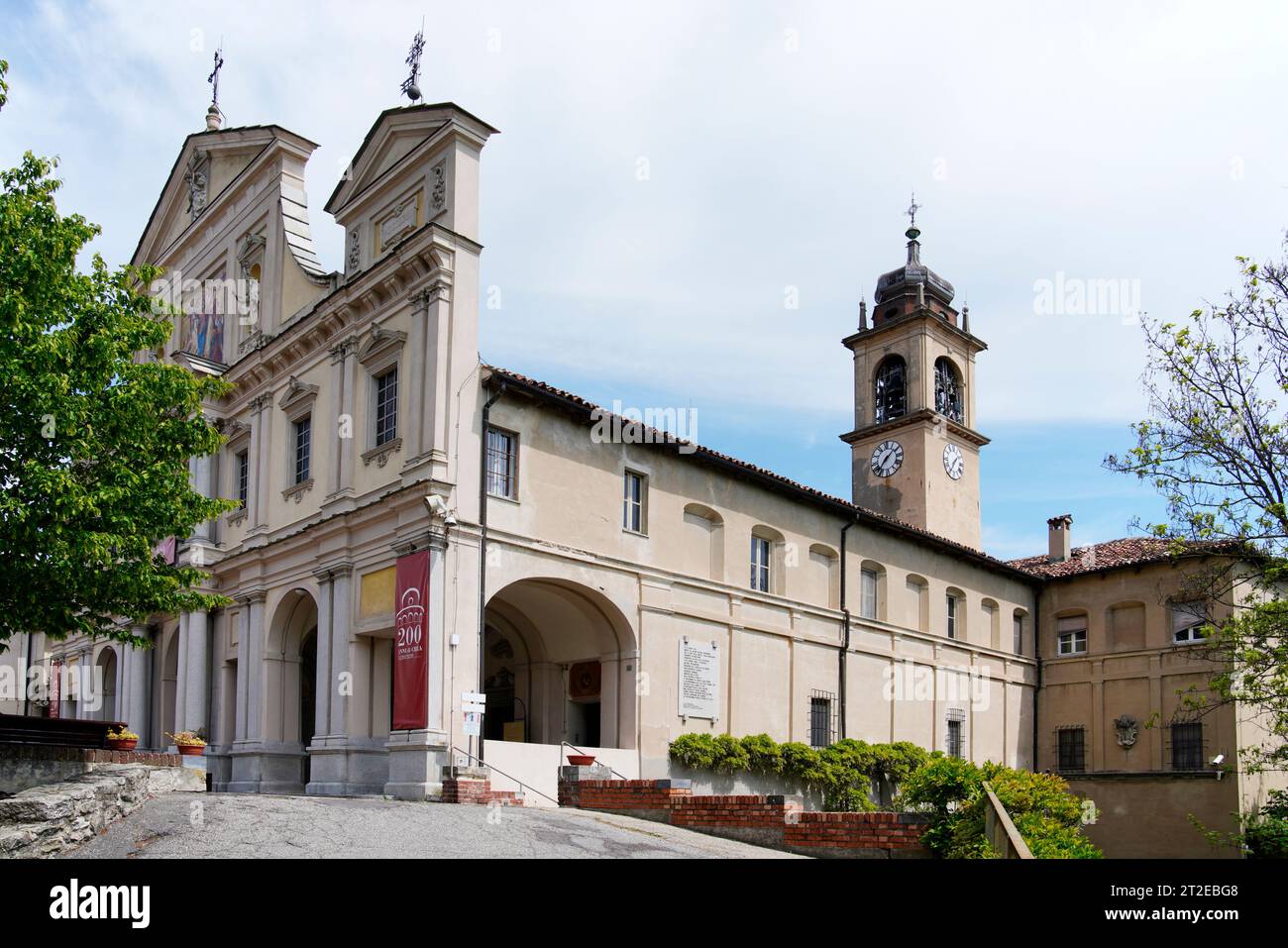 Santuario Madonna di Crea,Piemont,Italy Stock Photo - Alamy