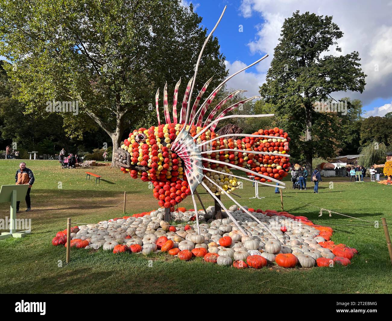 Pumpkin festival in Ludwigsburg, Germany, October 15, 2023: On August ...