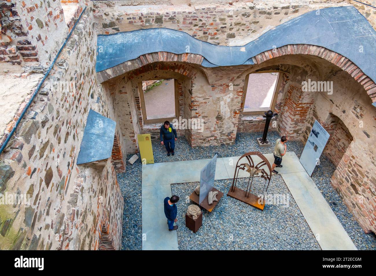 Helfstyn, Czech Republic - 03.09.2023: Tourists are visiting the ...