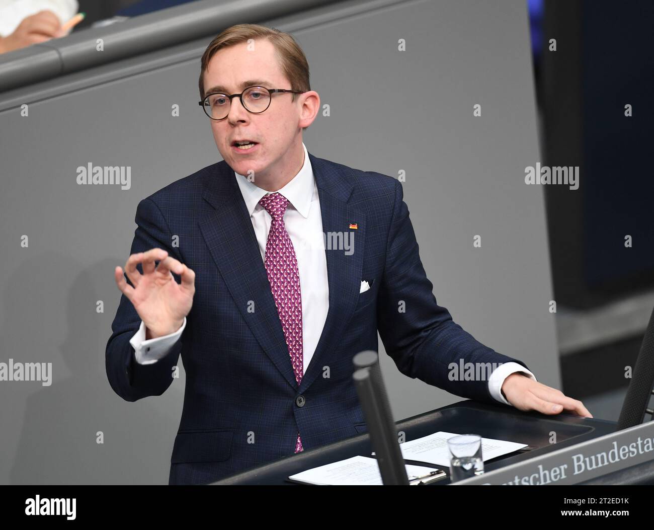 Berlin, Germany. 19th Oct, 2023. Phillipp Amthor (CDU/CSU), Member of ...