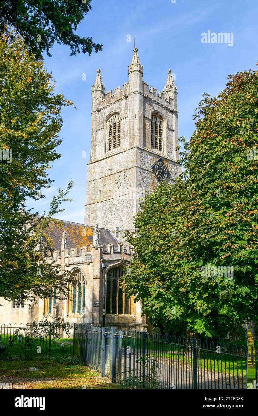 Village parish church of Saint Michael and All Angels, Lambourn ...