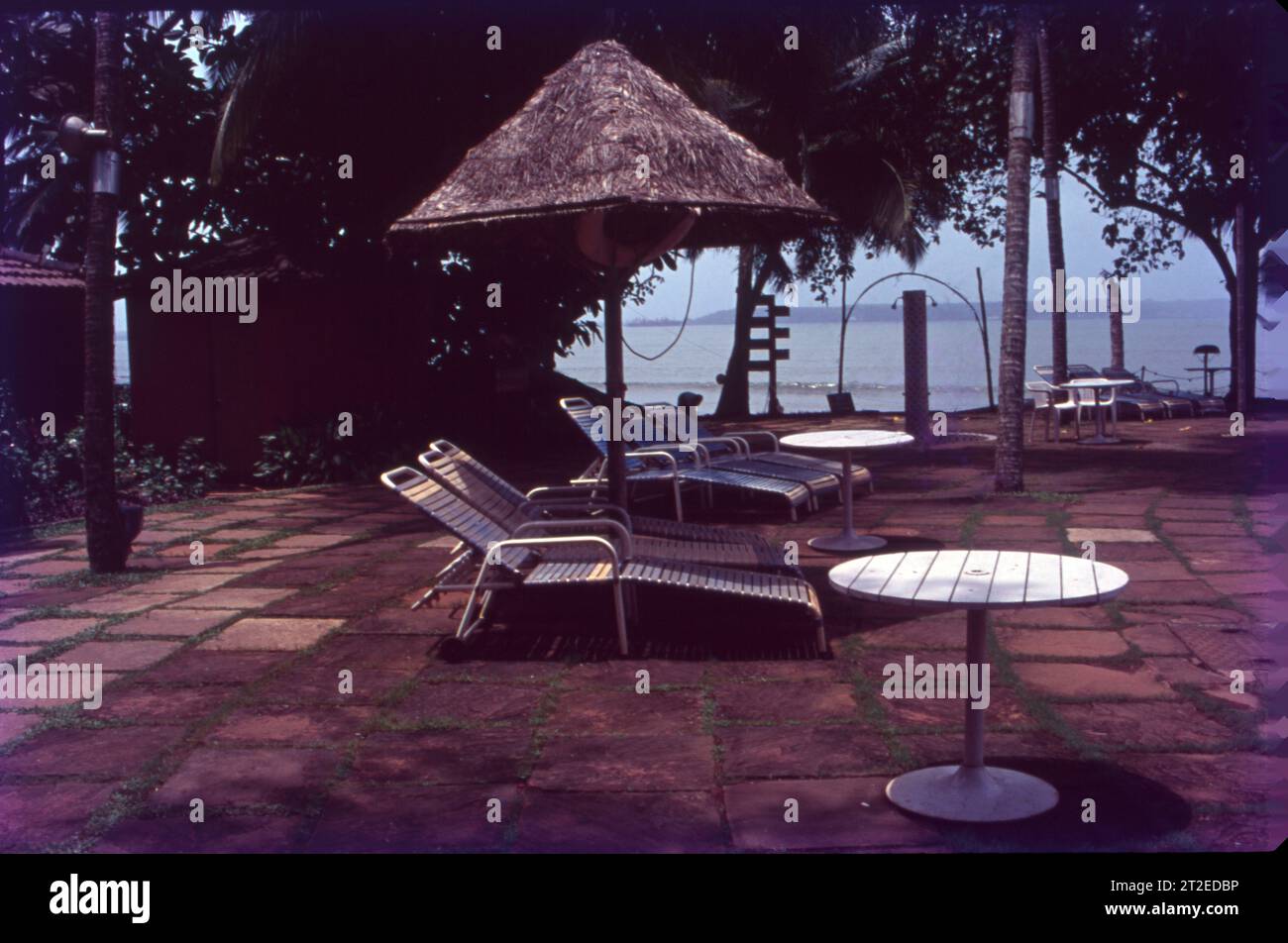 Pool Side View, Hotel Cidad De Goa, Goa, India Stock Photo - Alamy