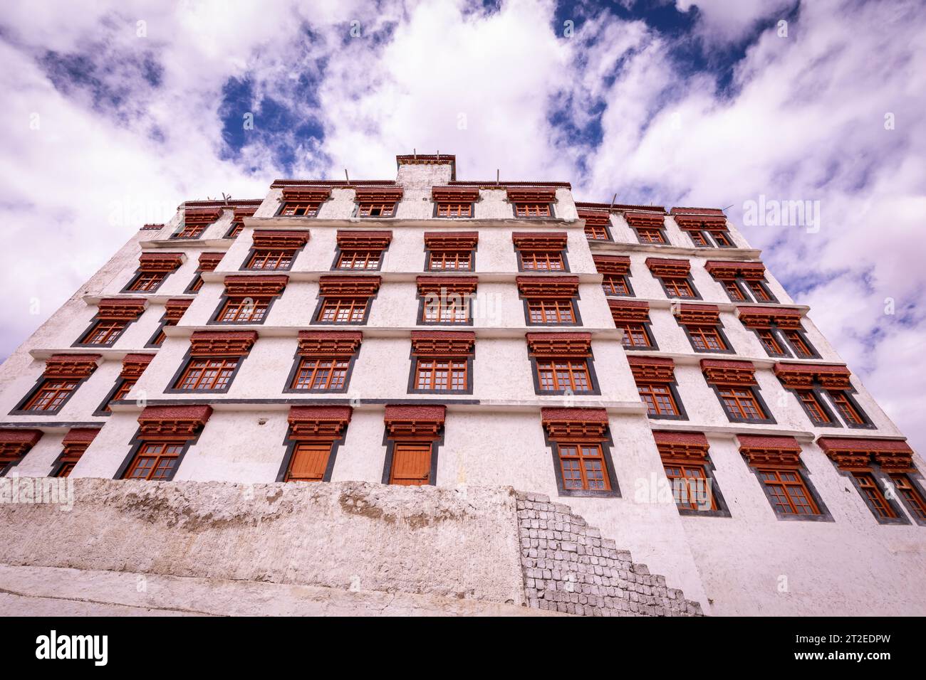 The facade of Chemrey Gompa (Monastery), Ladakh, India Stock Photo - Alamy