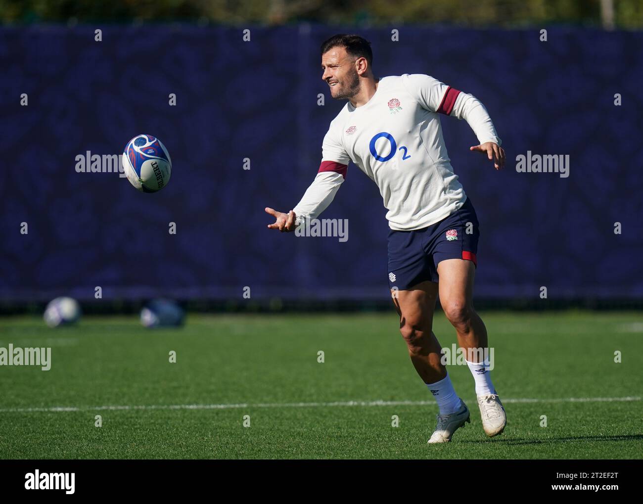 England's Danny Care during a training session at the INSEP in Paris ...